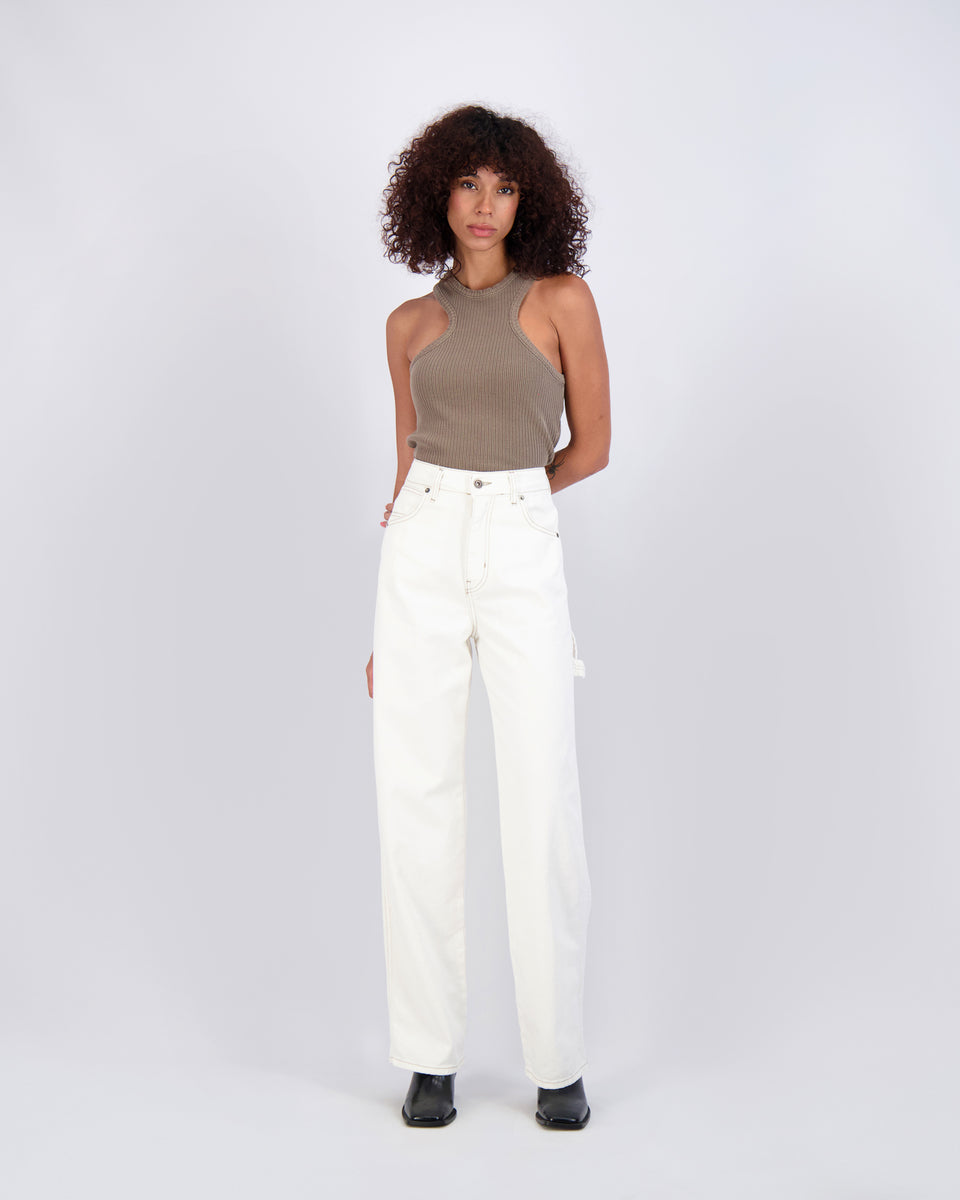 Bobbi Wide Leg Carpenter Jean in Natural – CLAUD The Label